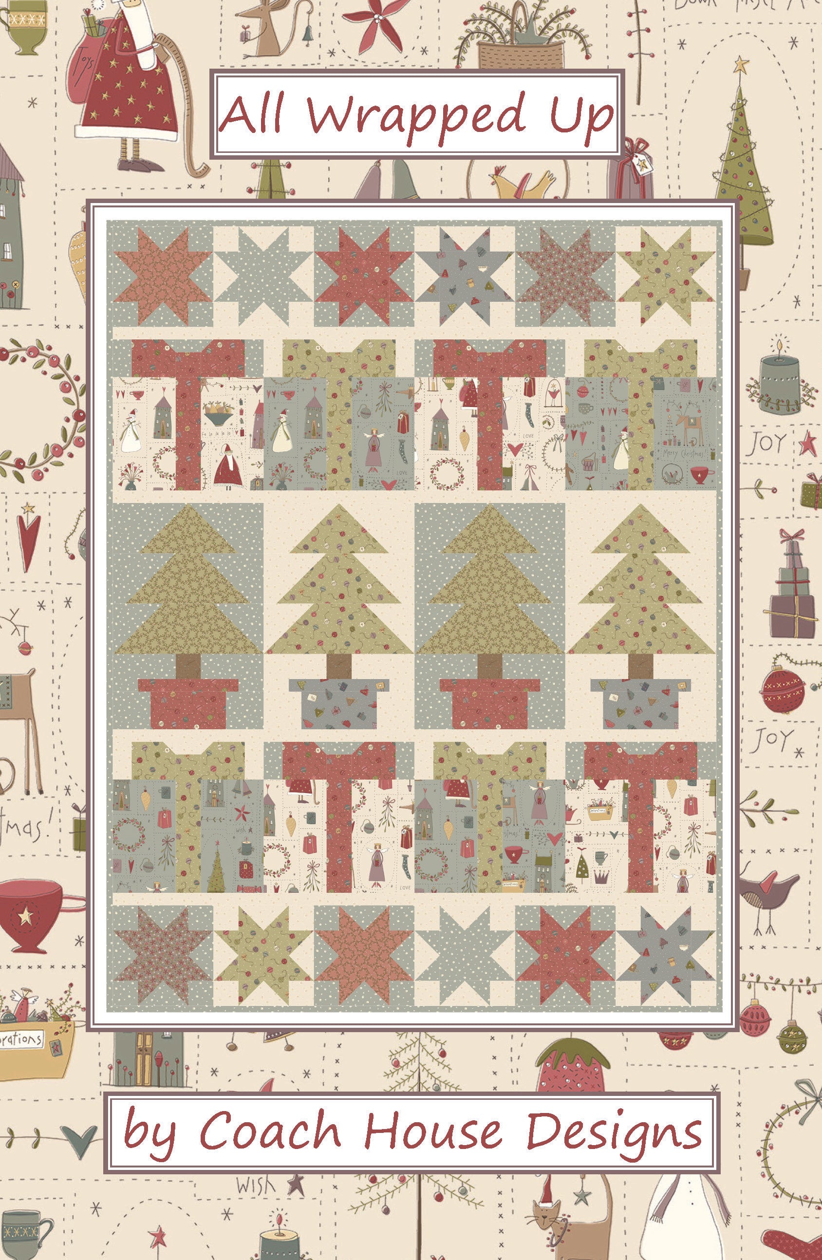 All Wrapped Up Quilt Pattern – Coach House Designs Canada