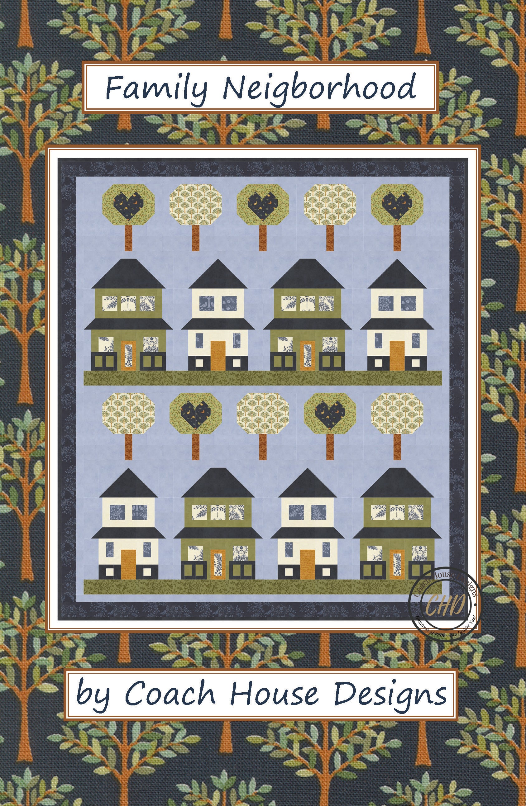 Family Neighborhood Quilt Pattern – Coach House Designs Canada