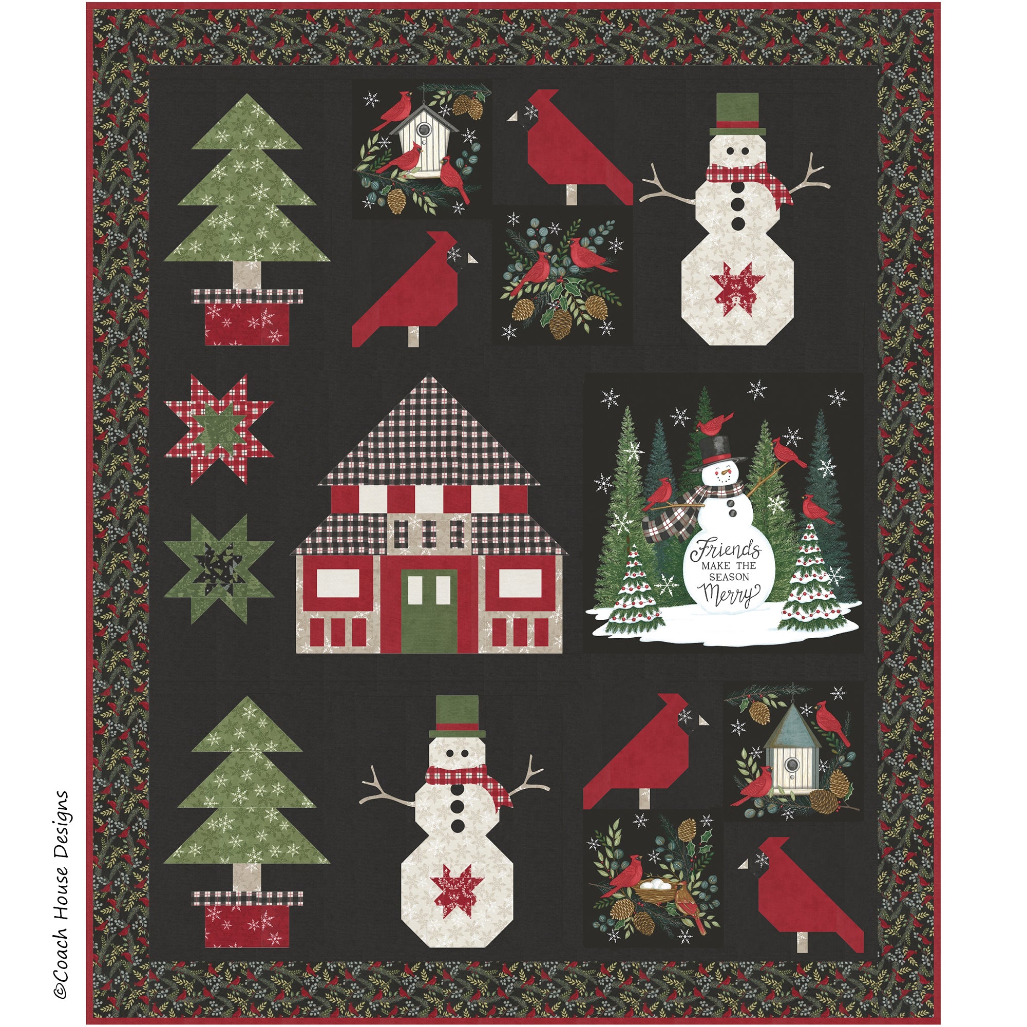 Friends of the Forest Quilt Pattern – Coach House Designs Canada