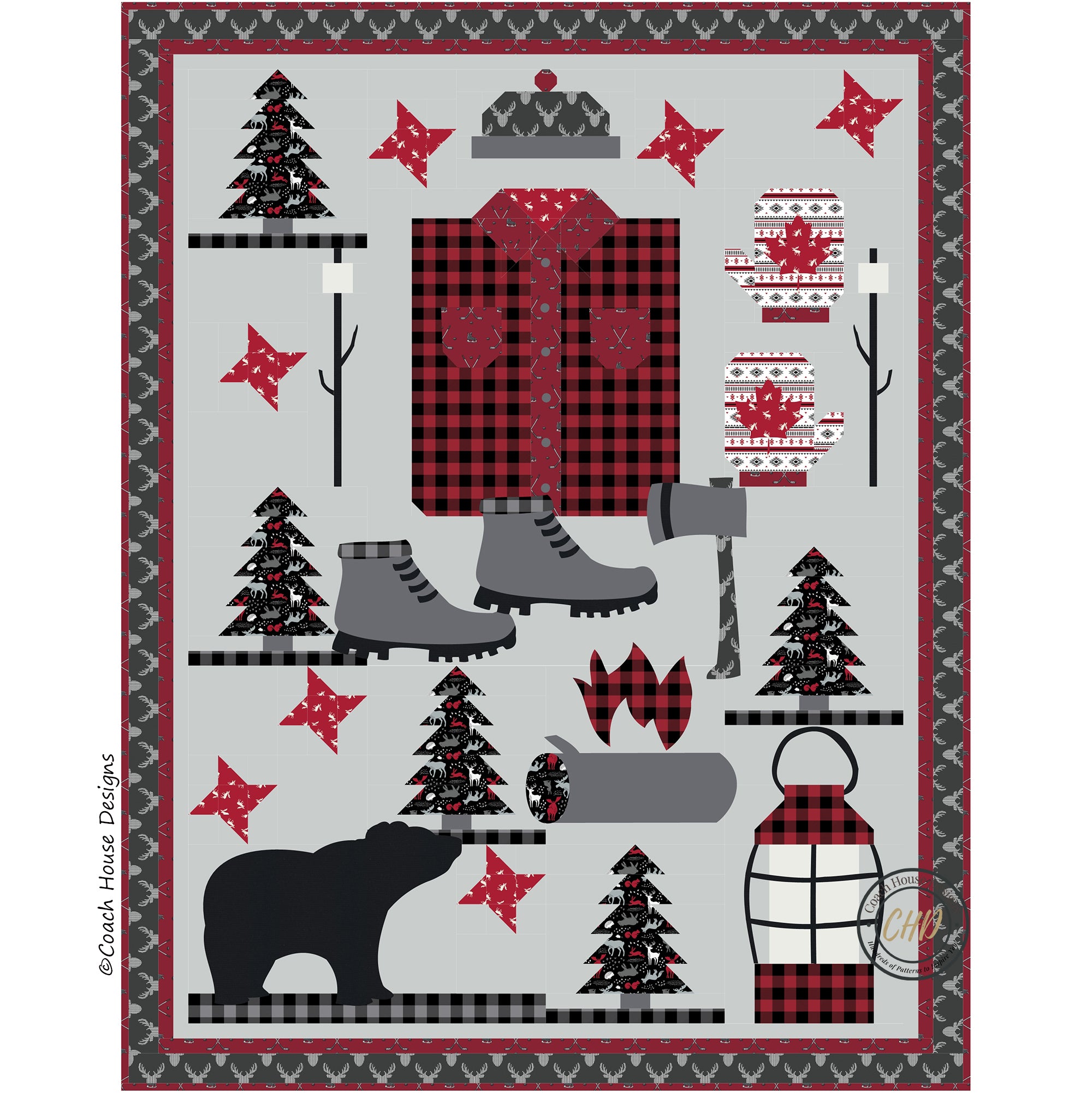 Canadiana Paper Quilt Patterns – Coach House Designs Canada