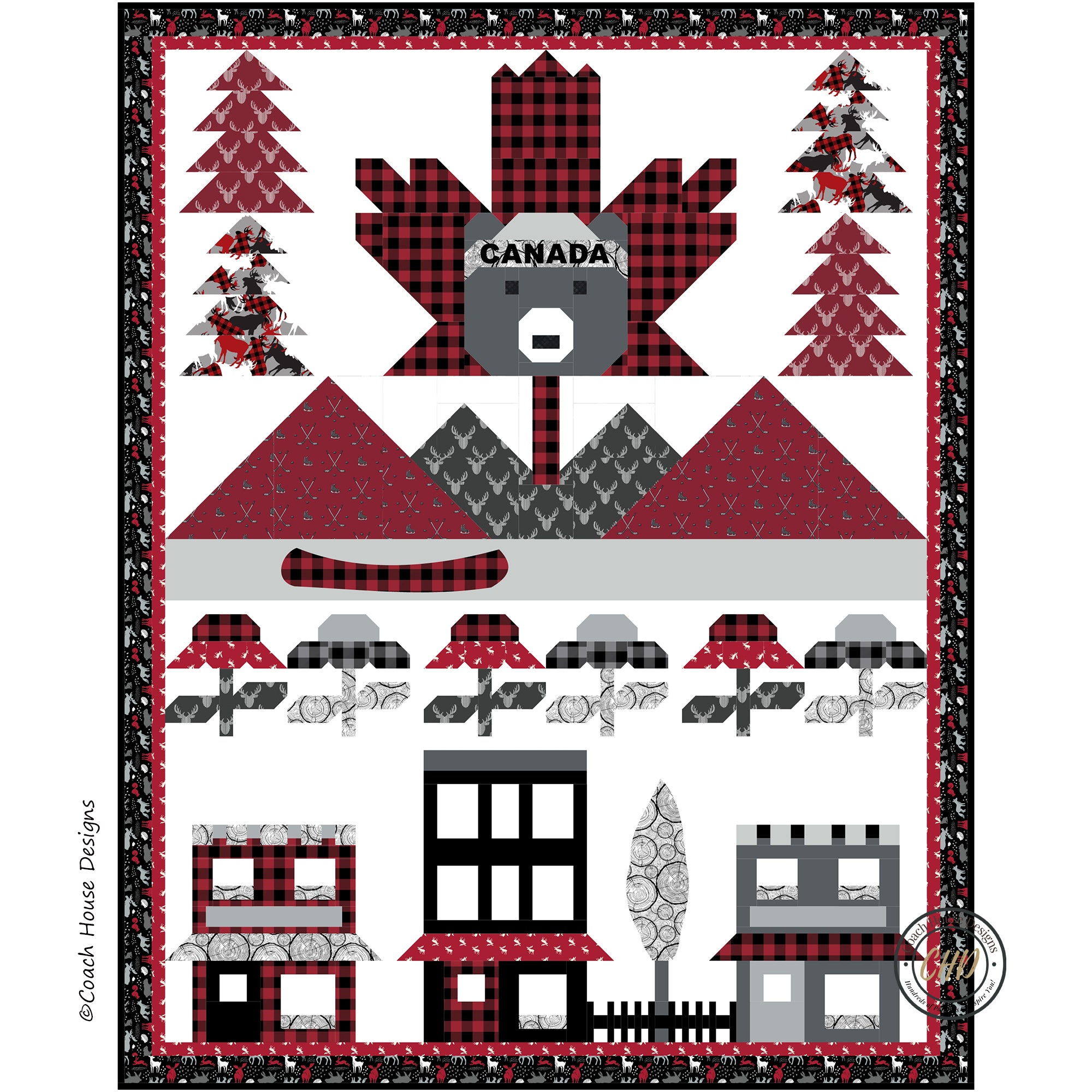 Canadiana Paper Quilt Patterns – Coach House Designs Canada