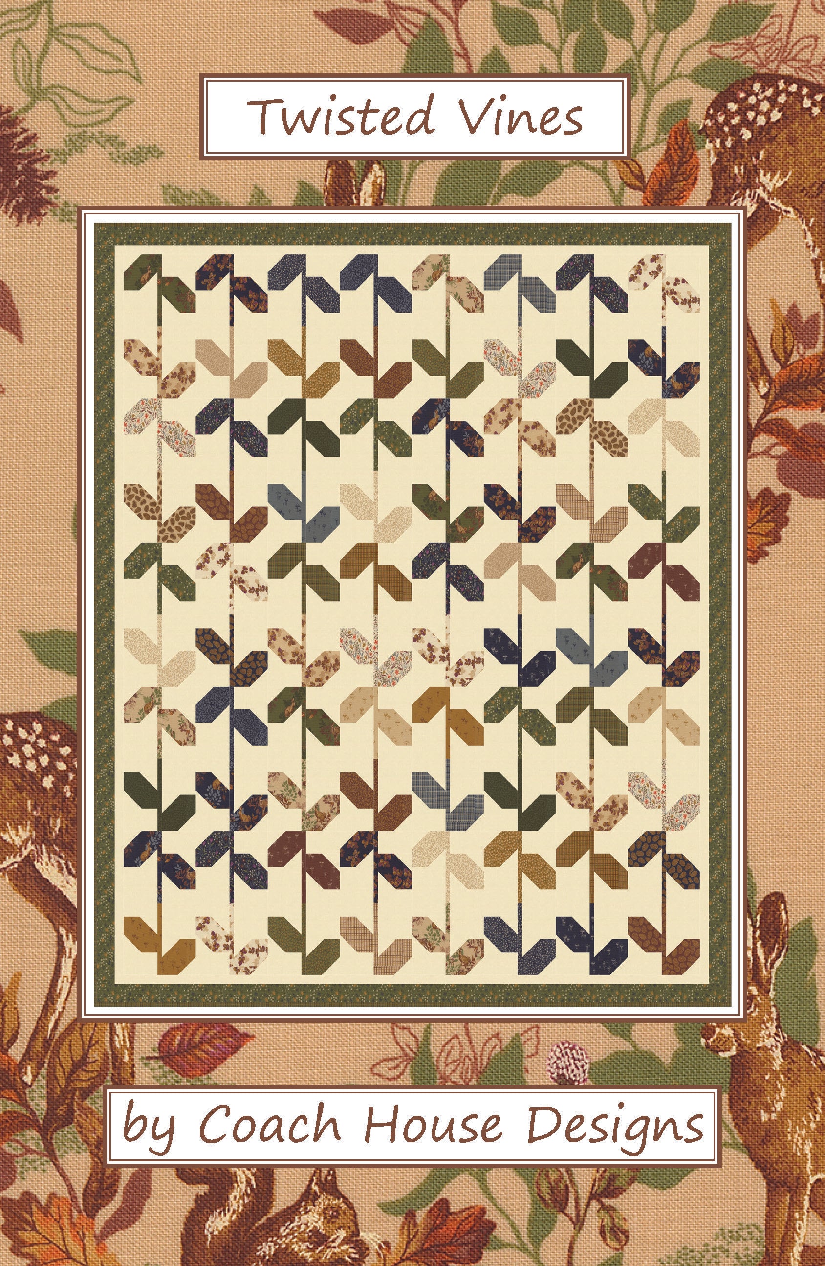 Twisted Vines Downloadable PDF Quilt Pattern – Coach House Designs Canada