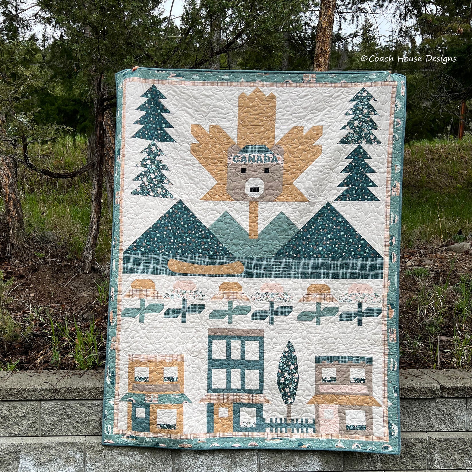 We Are Canadian Quilt Pattern – Coach House Designs Canada