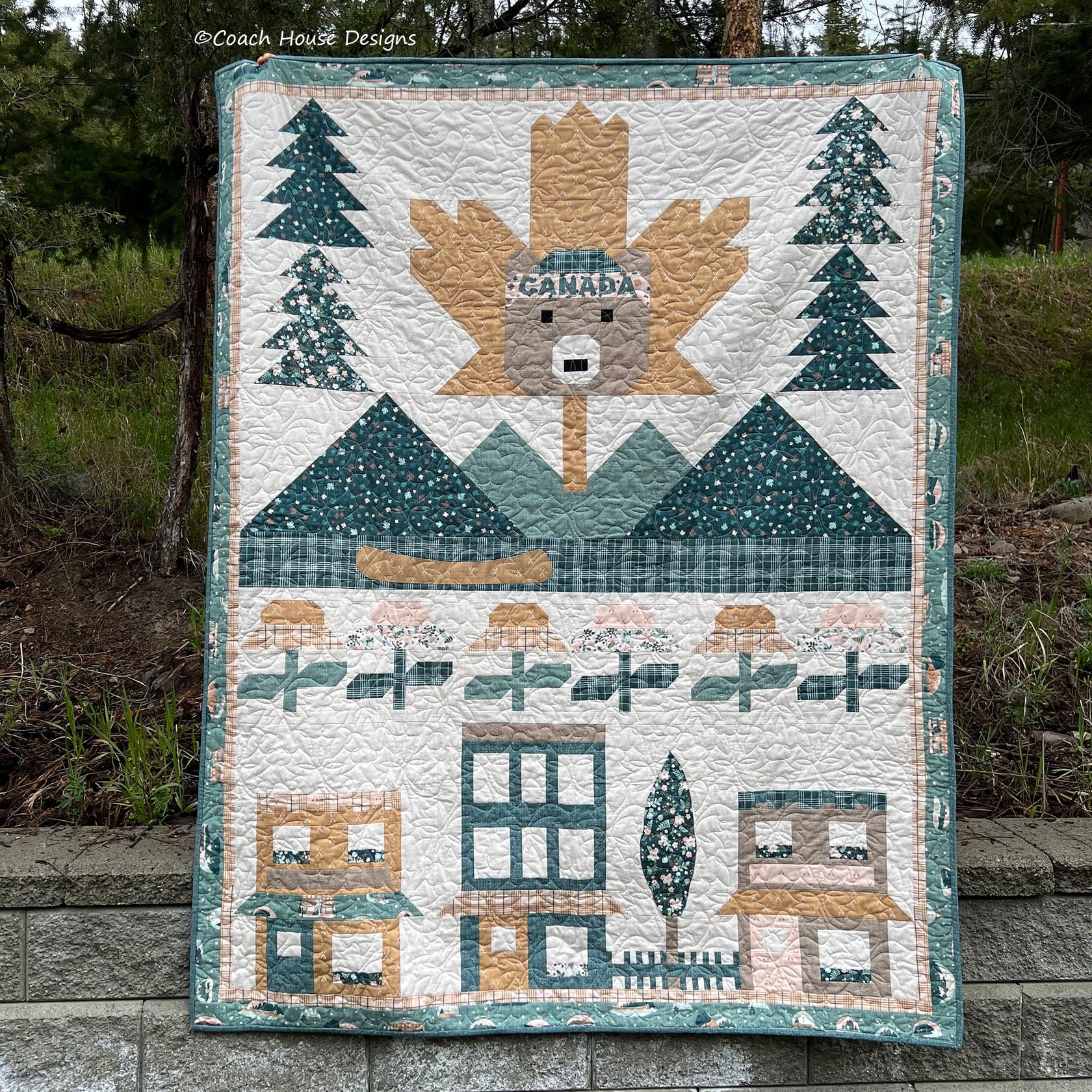 We Are Canadian Quilt Pattern – Coach House Designs Canada