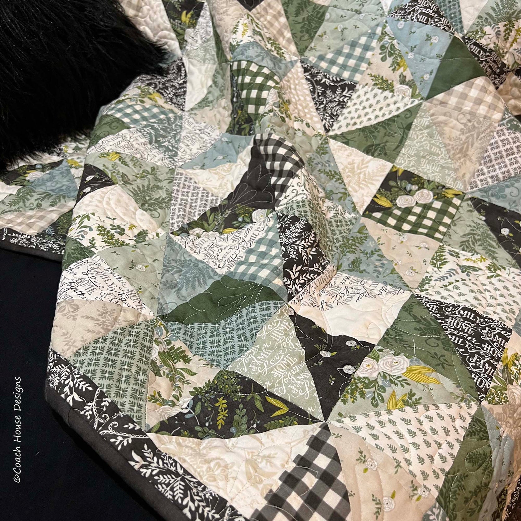 Scrappy Happiness Quilt Pattern – Coach House Designs Canada