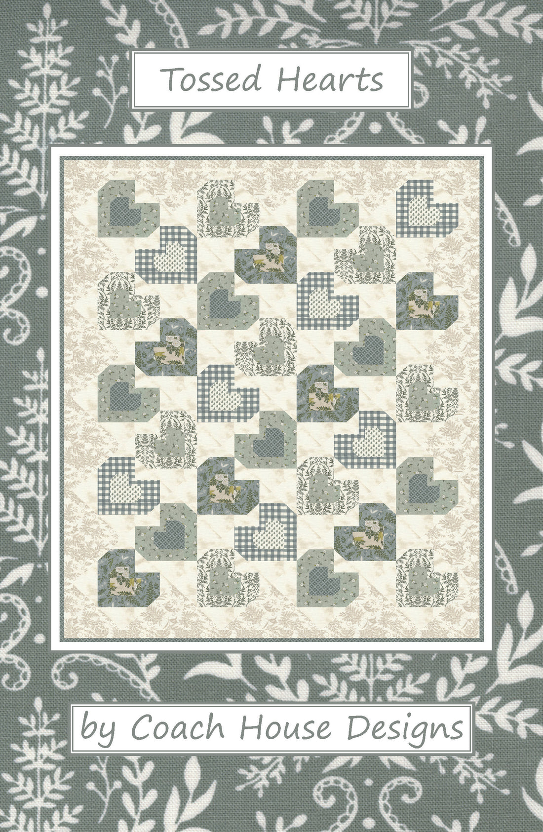 Tossed Hearts Quilt Pattern – Coach House Designs Canada