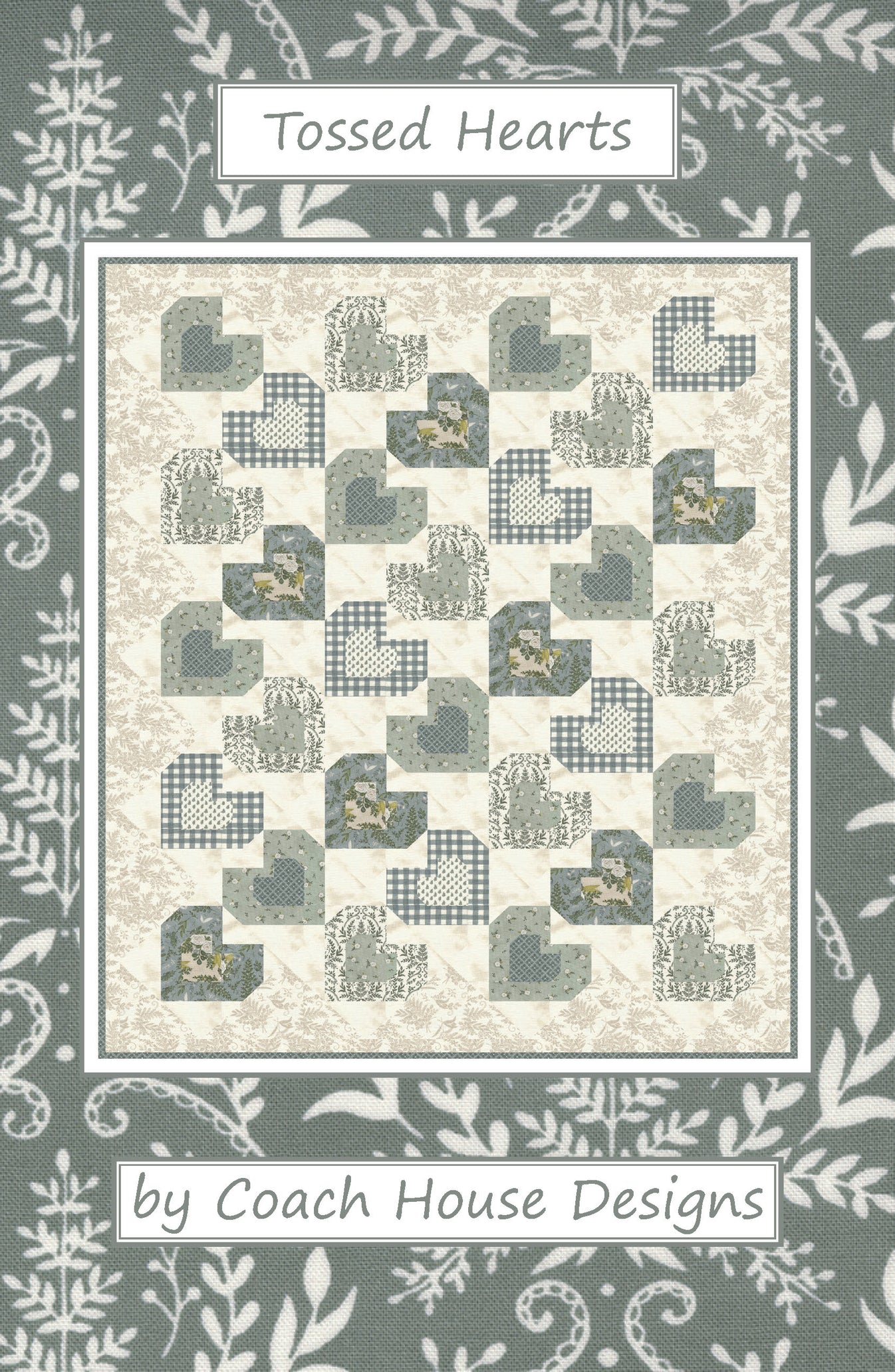 Tossed Hearts Quilt Pattern – Coach House Designs Canada