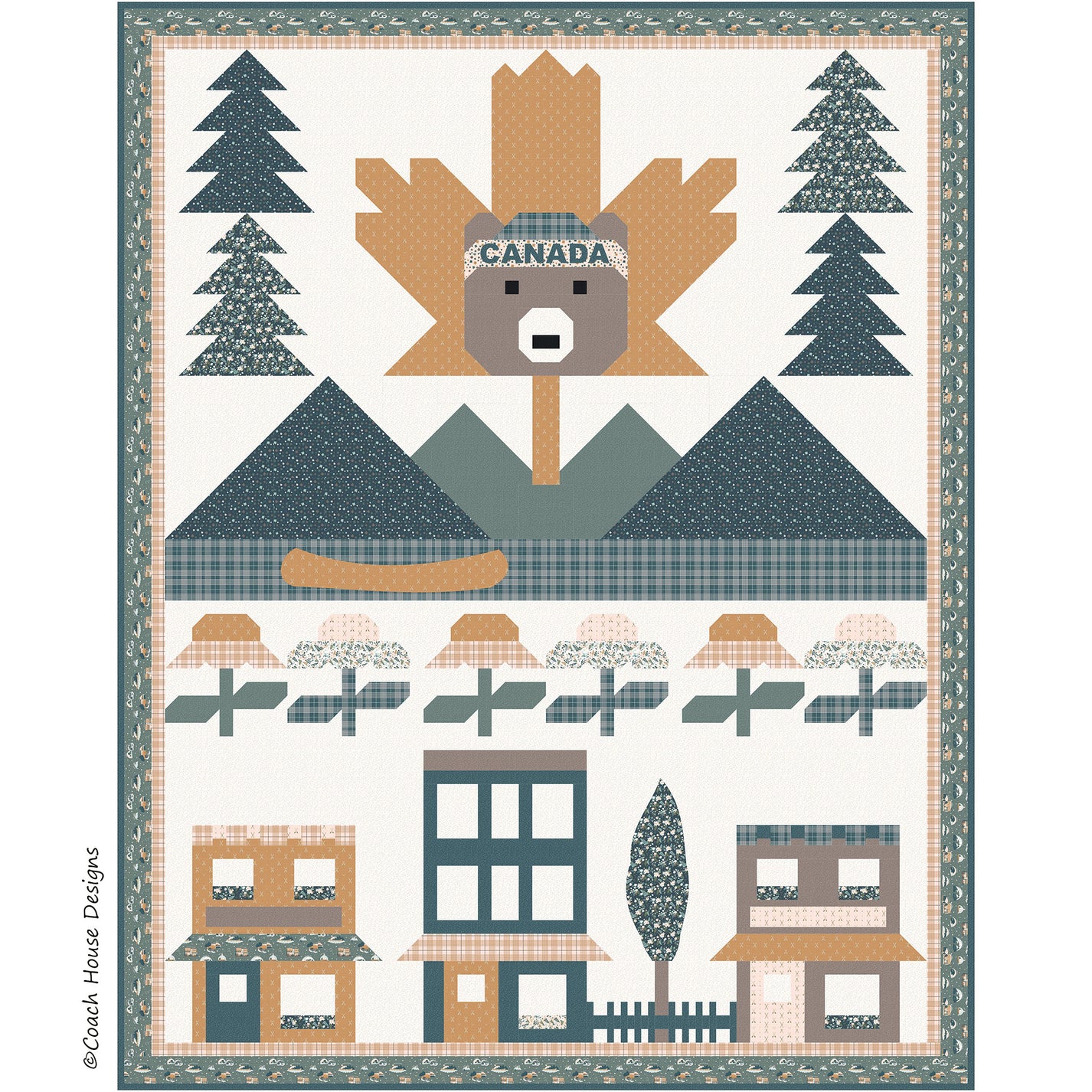 We Are Canadian Quilt Pattern – Coach House Designs Canada