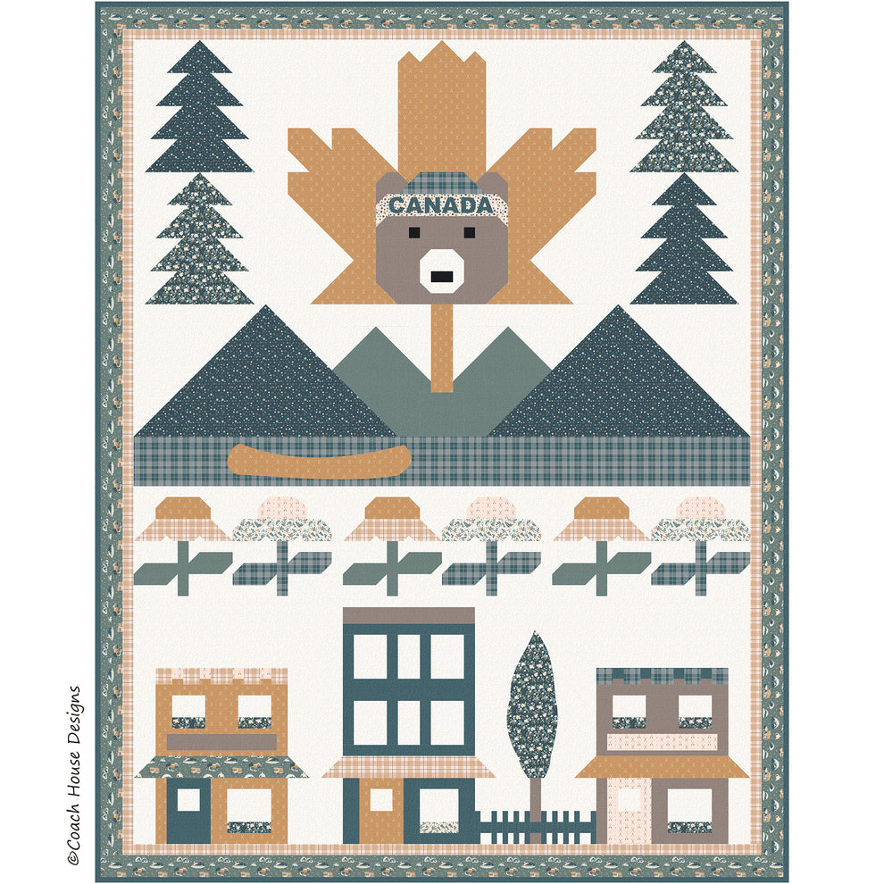 We Are Canadian Quilt Pattern – Coach House Designs Canada
